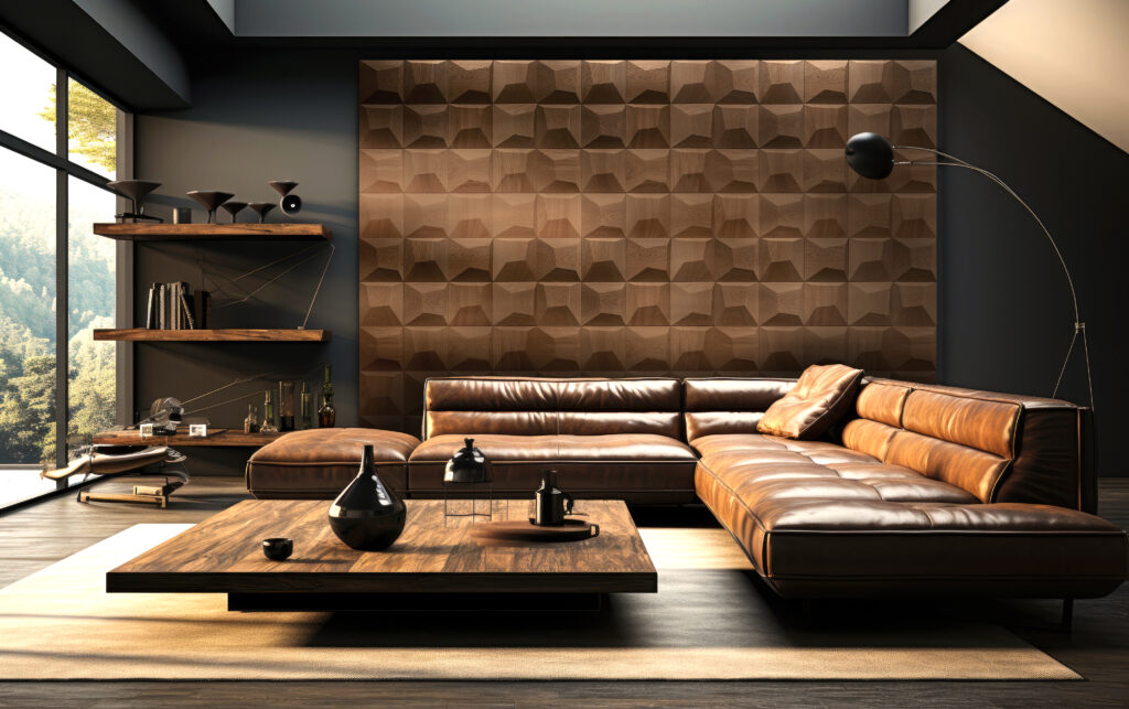 Wunderschone Wandpaneele Holz Mit Led Fotos